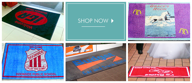 Custom doormats - personalised logo and shop door mats